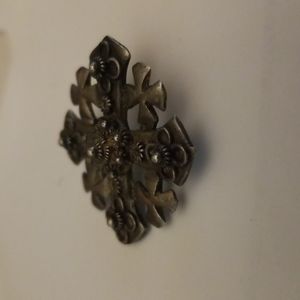 Vintage | Jewelry | Vintage Silver 95 Jerusalem Cross Pin Brooch | Poshmark
